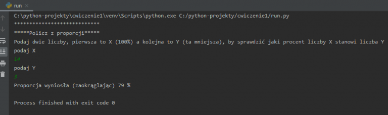 Python - Liczenie Proporcji - WIKI - Technik Informatyk