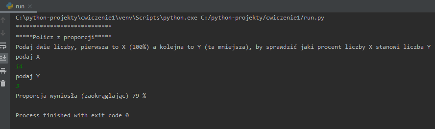 Python - Liczenie Proporcji - WIKI - Technik Informatyk